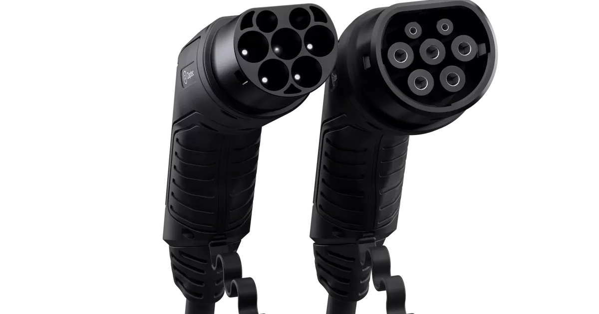 Laddkabel - 5 meter - Typ 2 - 32A - 3-fas | Zaptec